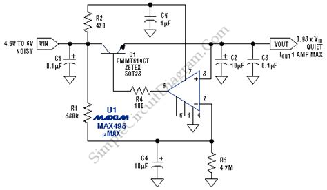 Low Noise Power Supply For Audio Circuits Simple Circuit Diagram