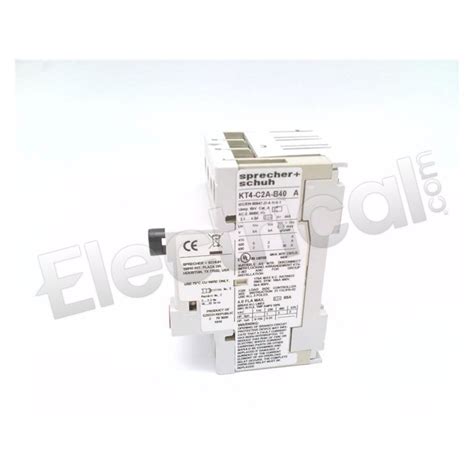 Sprecher And Schuh Kt4 C2a B40 Motor Starter Motor Control