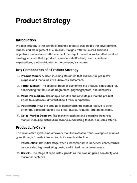 Ch2 Product Strategy Pdf