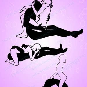 Sex Silhouettes Vector Sex Position Sex SVG File EPS PNG Sex Position Position