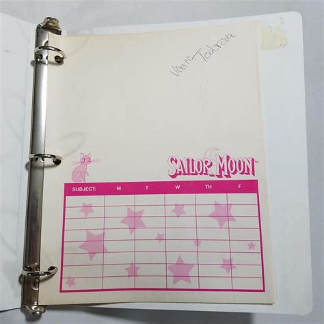 Mead Sailor Moon Binder 1995 1889986448
