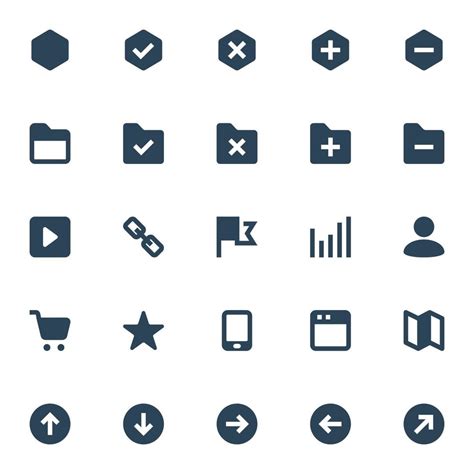 Glyph Icons For Ui Ux 20150168 Vector Art At Vecteezy