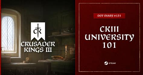 crusader kings iii on twitter pc dev diary 131 ckiii university