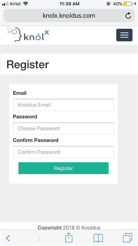 Registration Form Should Be At The Center Of The Page Issue 369