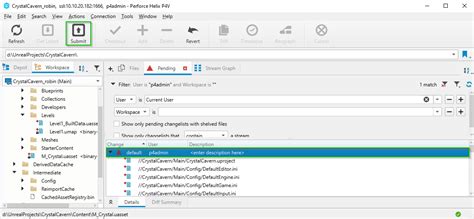 integrating unreal engine 5 with perforce helix core for version