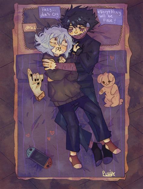 Dabi And Shigaraki Sleeping Yuyu Wallpaper
