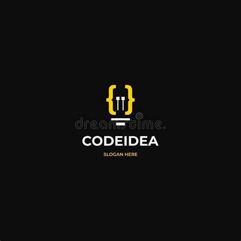 Code Idea Logo Design Modern Concept Vector Stock Vector Illustration