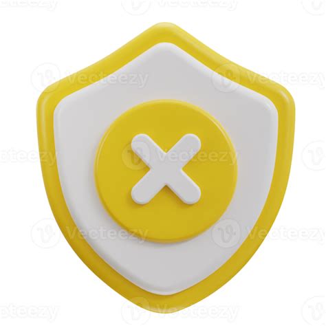 Shield With Security Error Icon 30762585 Png
