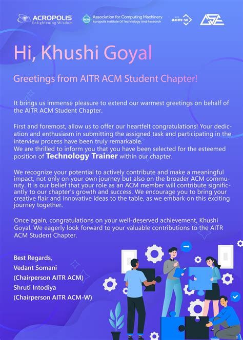 Khushi Goyal On Linkedin Aitracm Technologytrainer Techenthusiast