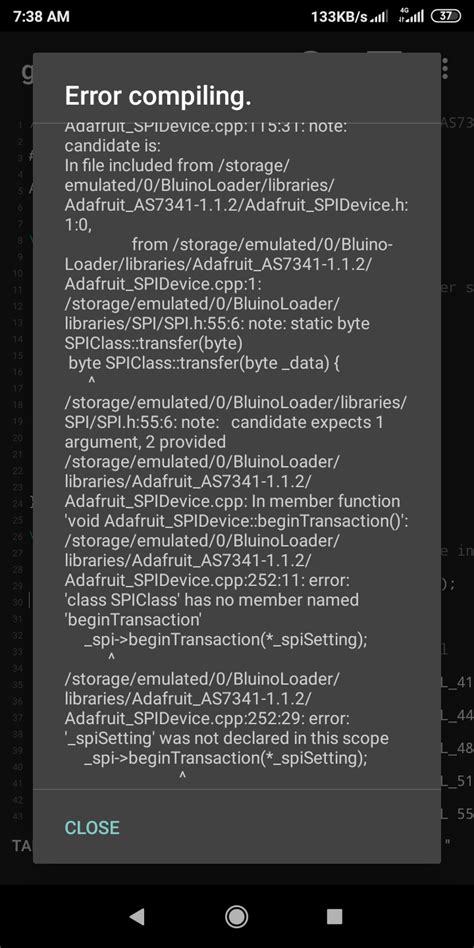 Errors In Compiling · Issue 6 · Adafruitadafruitas7341 · Github