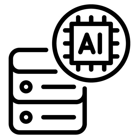 AI And Big Data Icon Vector Art At Vecteezy