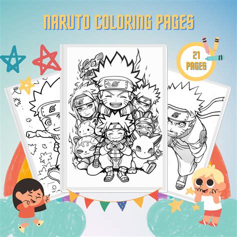 22 Impressão Grátis Desenhos De Naruto Para Colorir Diversão Ninja