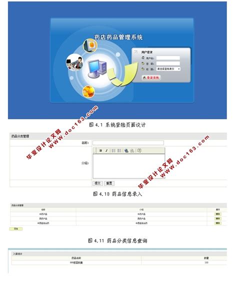 药店药品管理系统的设计与实现 ssh mysql 含录像 javaweb 毕业设计论文网
