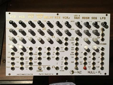 MATRIXSYNTH Nonlinear Circuits Null A Complete Eurorack Synthesizer In One Module