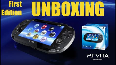 Ps Vita First Edition Bundle Unboxing Youtube