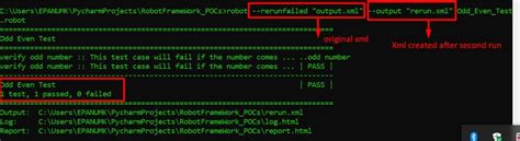 Rerun Failed Test Cases In Robotfeamework Rrobotframework