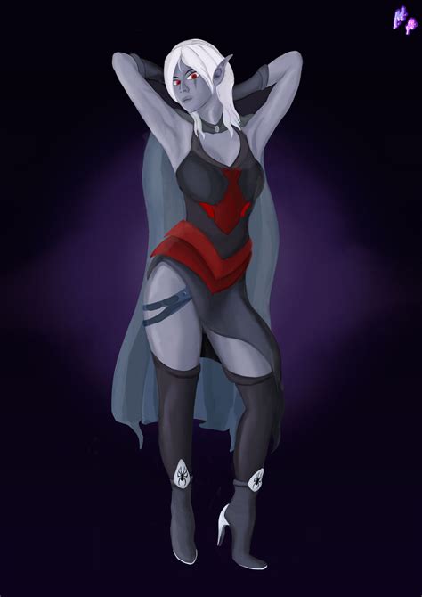 Drow Female Warrior By Maslivka On Deviantart