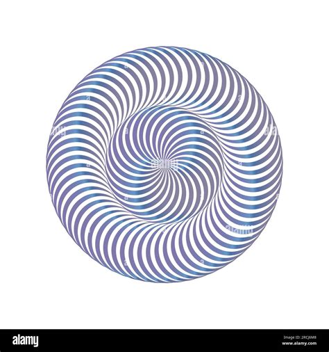 3d Twisted Gradient Spirals Tunnel Geometry With Lines Abstract Technology Circle In A Spiral