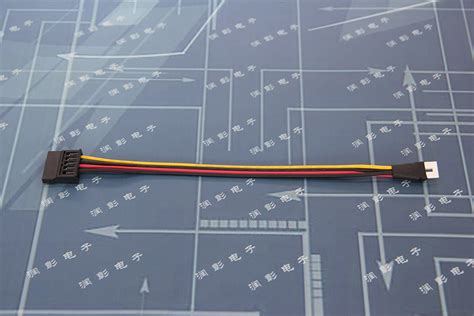 小4pin公转sata大4p Ide软驱转sata大4p电源线小4pin针座转出 虎窝淘