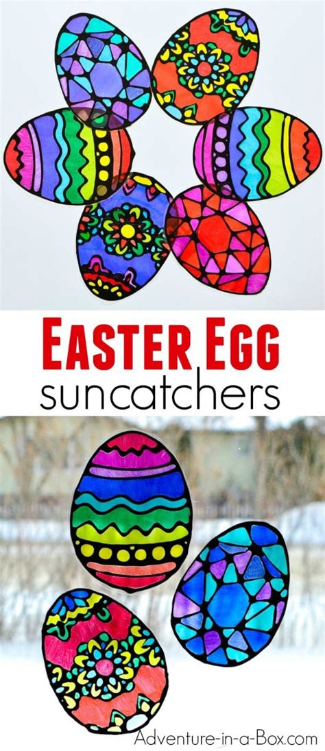 Easter Egg Suncatchers