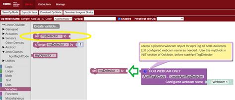 Apriltags For Ftc Blocks · First Tech Challengeftcrobotcontroller Wiki