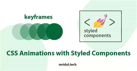 How To Use Css Animations With Styled Components Mridultech