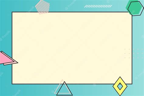 멤피스 요소와 그라데이션 배경이 있는 종이 메모 프리미엄 벡터