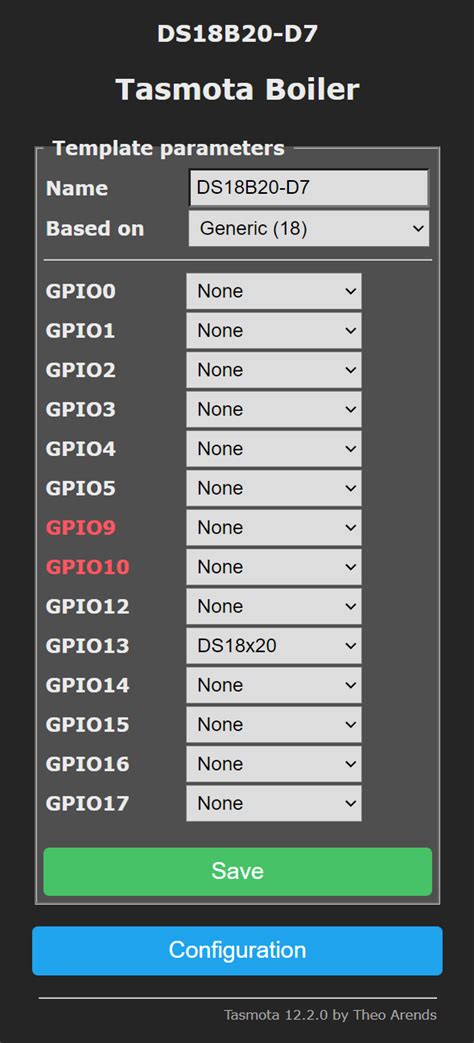 Monitoring A Boiler Using Tasmota On Esp8266 And Ds18b20 Sensors