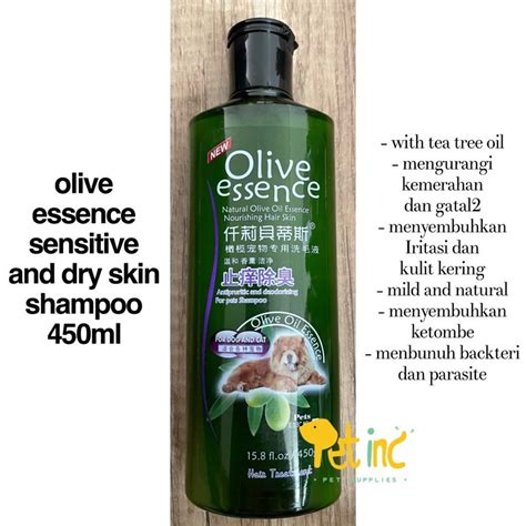 Jual Olive Essence Shampoo Sensitive And Dry Skin 450ml Shopee Indonesia