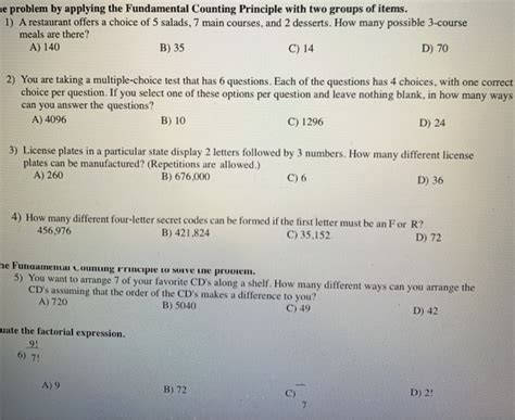Solved Ne Problem By Applying The Fundamental Counting