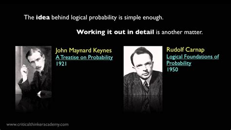 Probability The Logical Interpretation YouTube