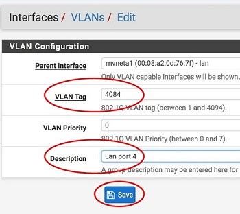 Configuring The Switch Ports Netgate Documentation