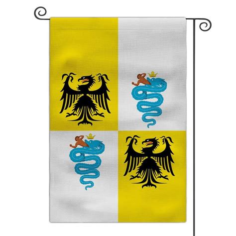 Bandiera Medievale Con Stemma Da Giardino 305 X 457 Cm Double Face Bandiera Da Esterno