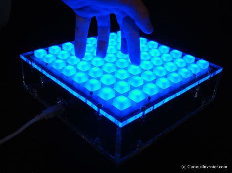 Arduinome Clear Acrylic Case Kit Curious Inventor