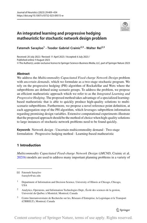 An Integrated Learning And Progressive Hedging Matheuristic For
