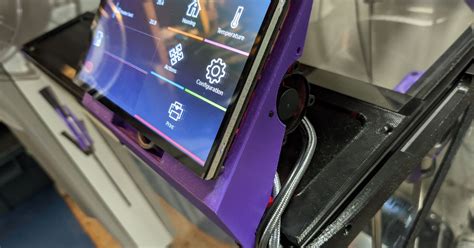 Btt Bigtreetech Angle Extrusion Mount For Pi Tft 70 Touch Screen And Raspberry Pi By Dp