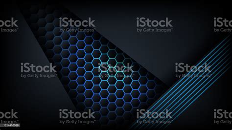 추상 현대 육각형 배경 디자인 육각 패턴기하학적 추상적 배경 허니콤 과학 기술 벡터 로우 폴리곤 모델링에 대한 스톡 벡터 아트 및 기타 이미지 로우 폴리곤 모델링