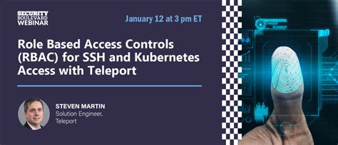 Role Based Access Controls For Ssh And Kubernetes Access With Teleport