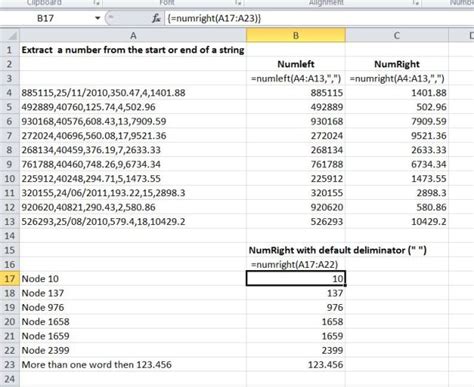 Extracting Numbers From Text Strings Newton Excel Bach Not Just An