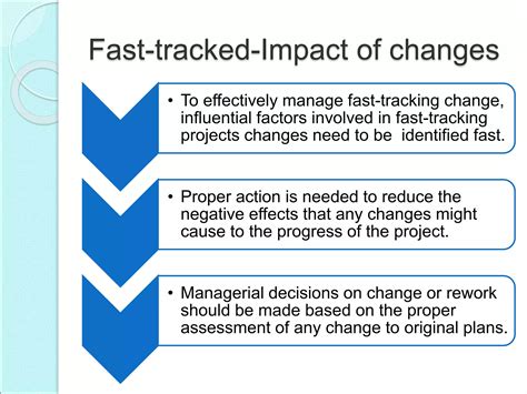 029 Fast Tracking Projects PPT
