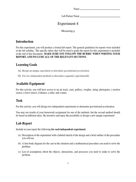 Experiment 4 Pdf Experiment Data Analysis