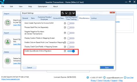 Transfermigrate Data From Quickbooks Online To Quickbooks Desktop Saasant Support Portal