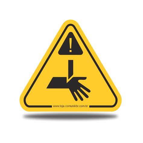 10 Pictogramas Risco De Corte Por Lâmina Reta Cmk01 45×50 Mm Comunikbr