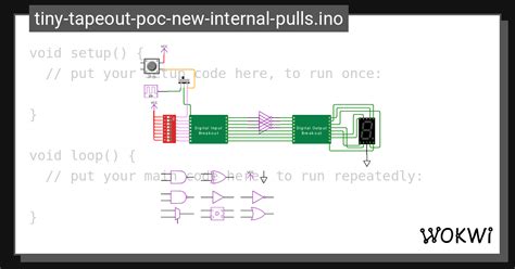 Tiny Tapeout Poc New Internal Pulls Ino Wokwi ESP32 STM32 Arduino