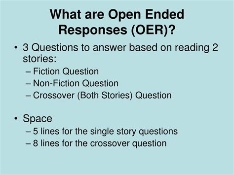 Ppt Open Ended Responses Powerpoint Presentation Free Download Id6761557