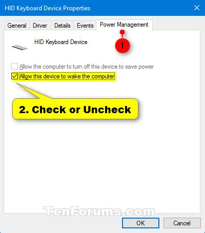 Allow Or Prevent Devices To Wake Computer In Windows 10 Tutorials