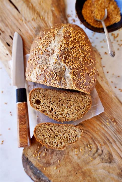 Keto Bread 06 G Carbs Flaxseed Bread Elavegan