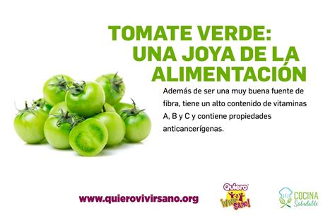 Beneficios Del Tomate Verde O Quiero Vivir Sano