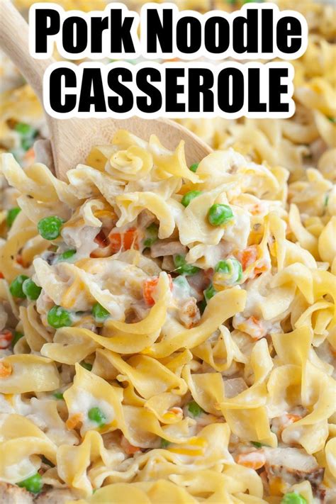 Pork Noodle Casserole Recipe Shredded Pork And Noodles What Can I