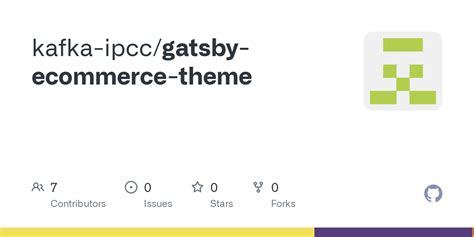 GitHub Kafka Ipcc Gatsby Ecommerce Theme